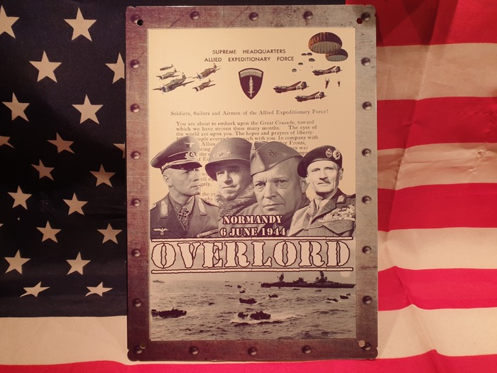 Plaque décorative Opération Overlord 6.6.44 :: Memoiresdenosperesboutique9